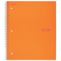 Mead Five Star Notebook, 3 Subject, College Ruled, Plastic Cover ...