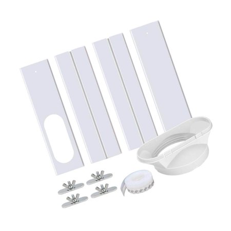 Air Conditioner Window Kit with Coupler Sliding AC Vent Universal 135mm ...