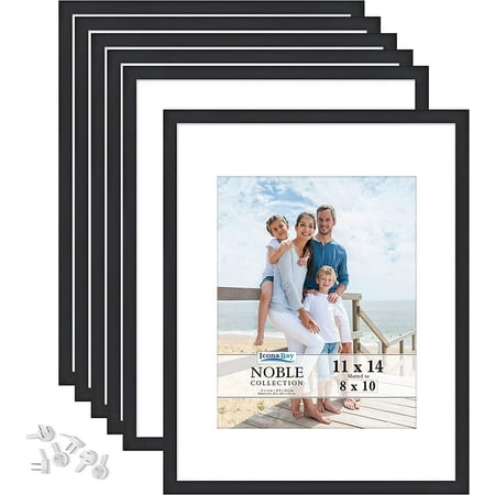 Diayung 5x7 (13x18 cm) Picture Frames (Silver, 6 Pack), Modern ...
