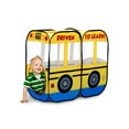 GigaTent School Bus Pop Up Play Tent Mesh Windows & Opening Flap ...