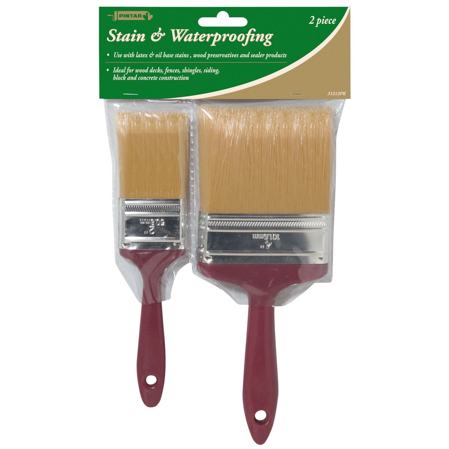 Click here for Pintar Art Pintar 2 And 4 Stain Brush Set 2-4 prices