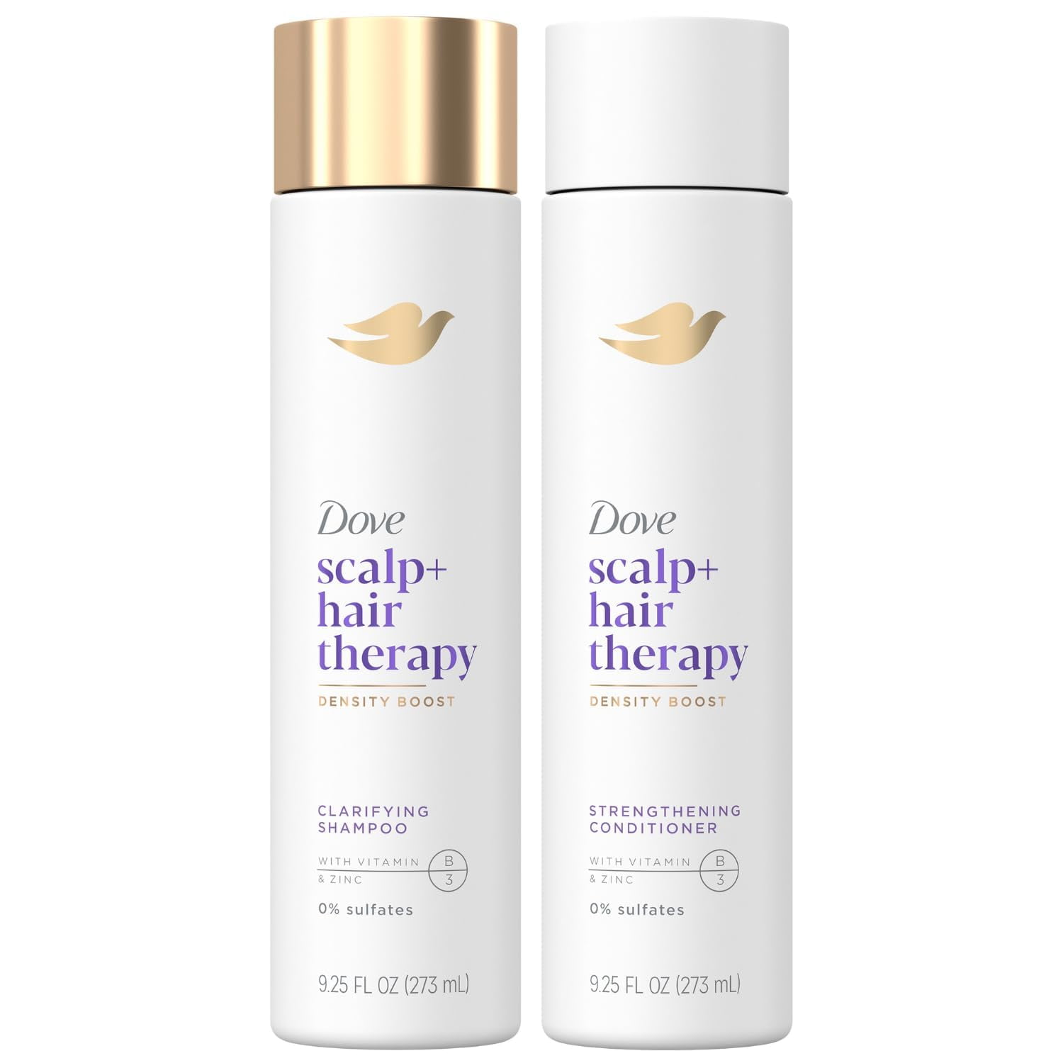 Set de terapia capilar Dove Density Boost Shampoo 275 ml y ...