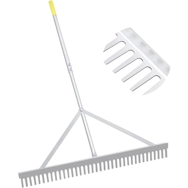 Field Tuff 48 Inch Tractor Tow-Behind Heavy Duty Landscape Rake for ...