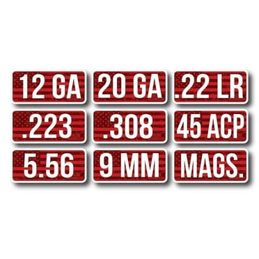 Mtm Ammo Caliber Labels .22lr - 8-pack - Walmart.com