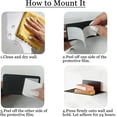 3 Pack Wall Mount Soap Tray for Shower, Adhesive Carbon Steel Soap Dish ...