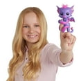 WowWee New Fingerlings Interactive Glitter Dragon - Kaylin (Purple with ...