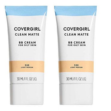 2 Pack - CoverGirl Clean Matte BB Cream Medium 540 For Oily Skin 1 oz ...