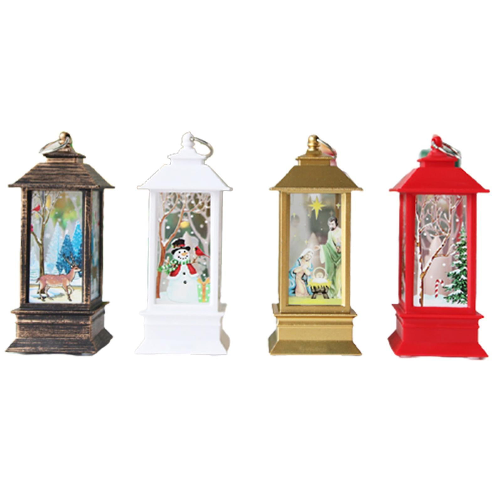 Linterna navideña portátil Decoración creativa para fiestas temáticas ...