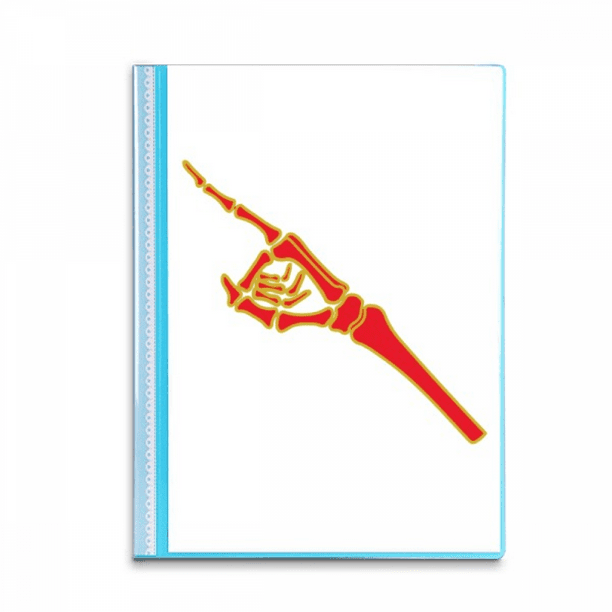 Finger Directs Skeletal Joints Book Sheet Protectors Portfolio Binder ...