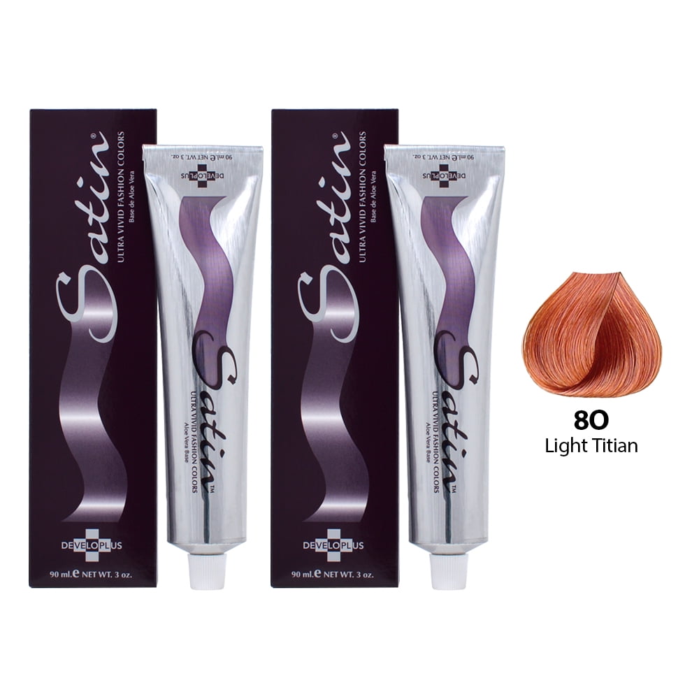 Satin Haircolor 8O Light Titian (Pack of 2) - Walmart.com
