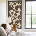 Brown Beige Window Privacy Film, Modern Animal Texture Abstract Static ...