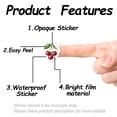 12 Sheets Self-Adhesive PVC Decorative Stickers for Party Decorative ...