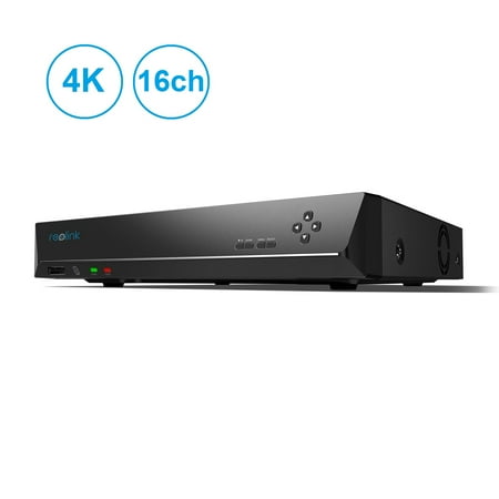Reolink 16-Channel 4K PoE NVR | Pre-Installed 3TB HDD, e-SATA for up to ...