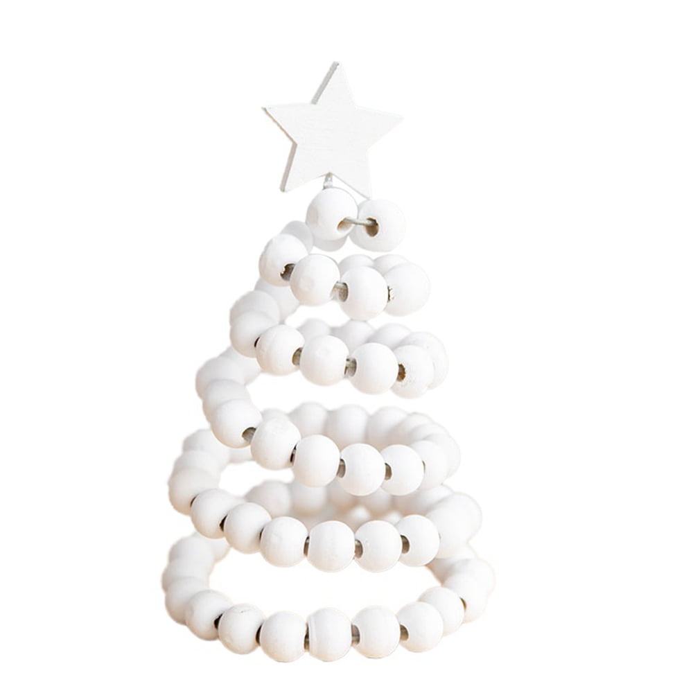 Spiral Christmas Tree Ornaments with Wooden Star Xmas Tree Topper ...