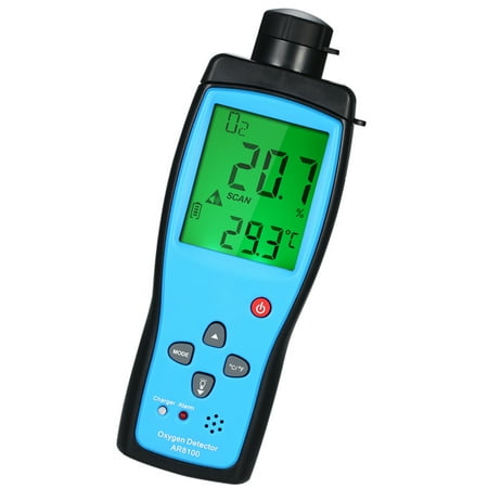 SMART SENSOR Oxygen Meter Digital Portable Automotive O2 Gas Tester ...