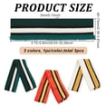 3Pcs 3 Colors 95% Cotton 5% Elastic Fiber Ribbing Fabric for Cuffs ...