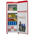 Churanty Small Refrigerator 4.5 Cu ft Two Door Mini Compact ...