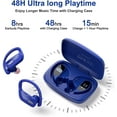 Wireless Earbuds Bluetooth Headphones 48H Play Back Earphones in Ear ...