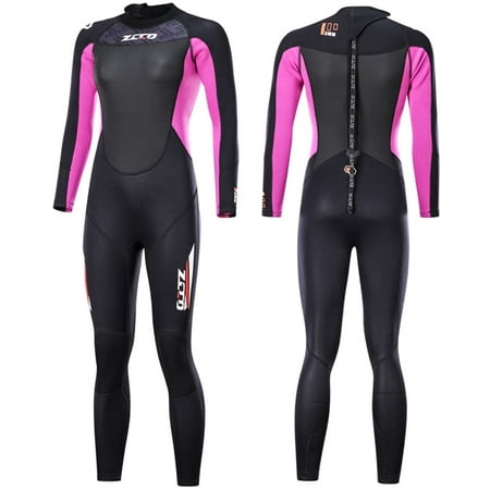 Wetsuit Women Men Ultra Stretch 3mm Neoprene Swimsuit Back Zip Full ...