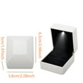 LED Engagement Ring Earring Box for Proposal, Wedding, Luxury Jewelry ...