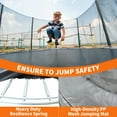 10Ft Trampoline with Safety Enclosure Net - Heavy Duty Jumping Mat ...