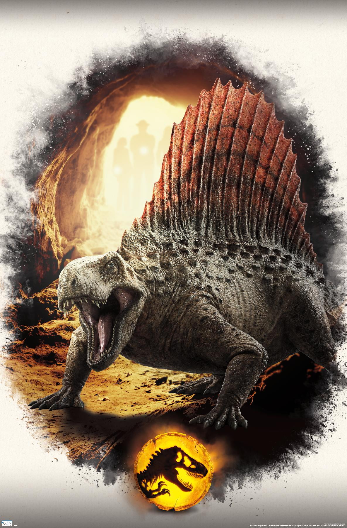 Jurassic World: Dominion - Dimetrodon Focal Wall Poster, 22.375" x 34 ...