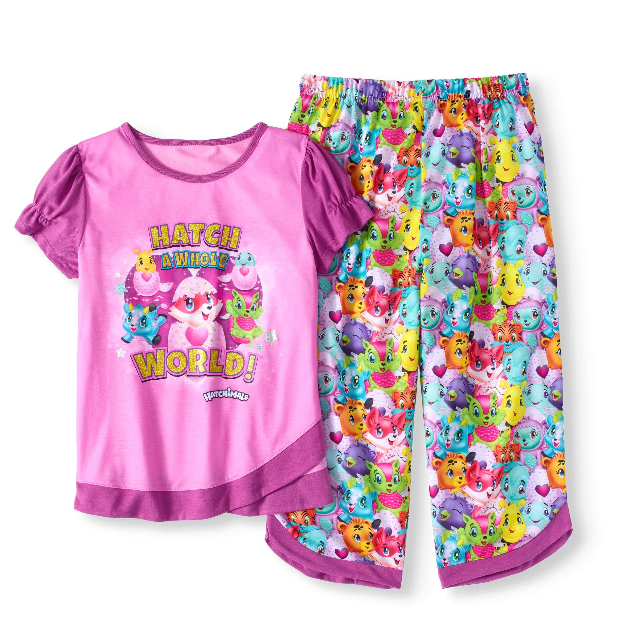 Girls' 2pc Pajama Set - Walmart.com