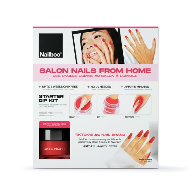 Nailboo Dip Starter Kit Date Night - Walmart.com