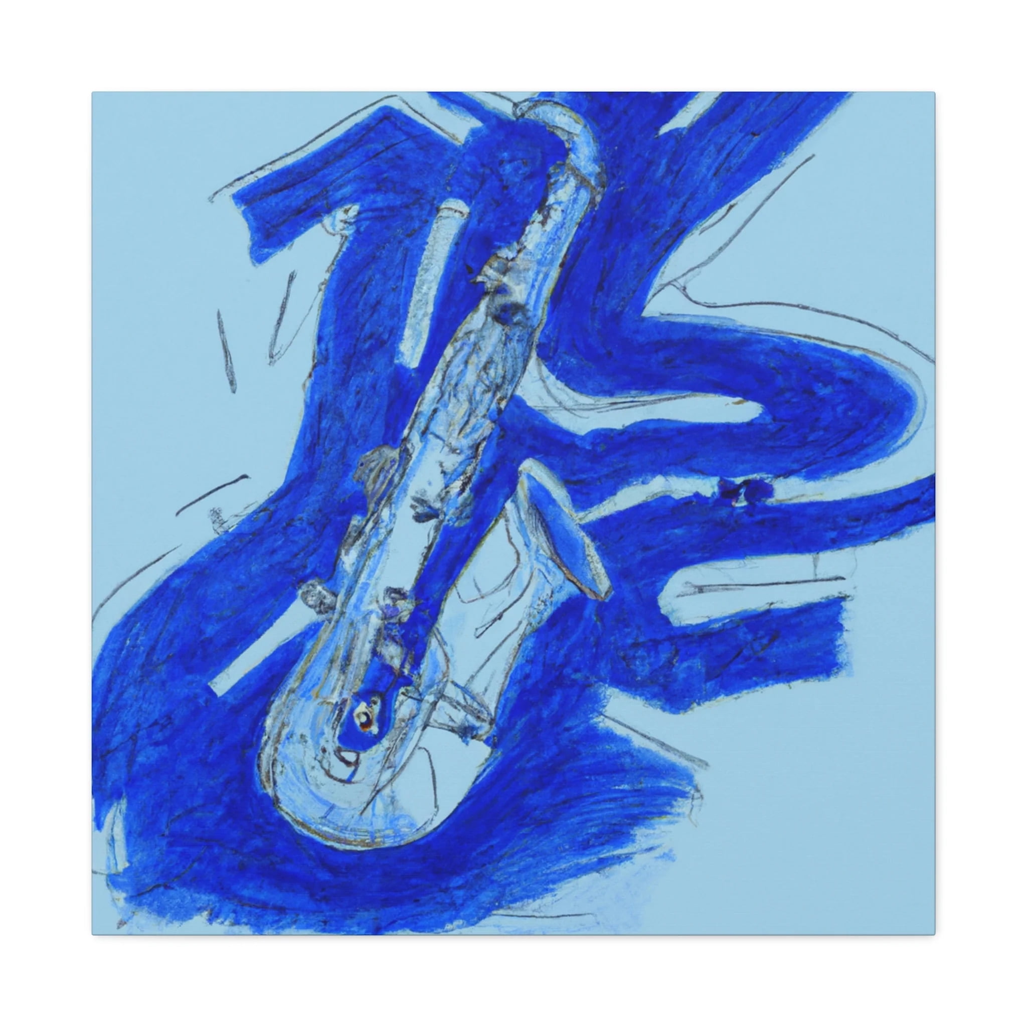 Saxophone Symphony Sonata. - Canvas - Walmart.com