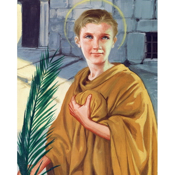 Catholic print picture - St Tarcisius N - 8" x 10" ready to be framed ...