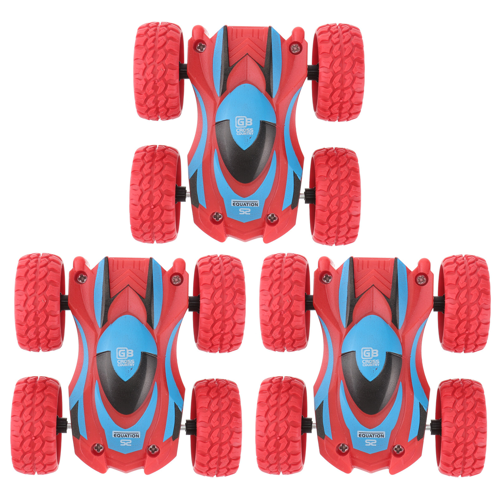 3pcs Double-sided Inertia Car Toy Kids Educational Playing Toy Children ...