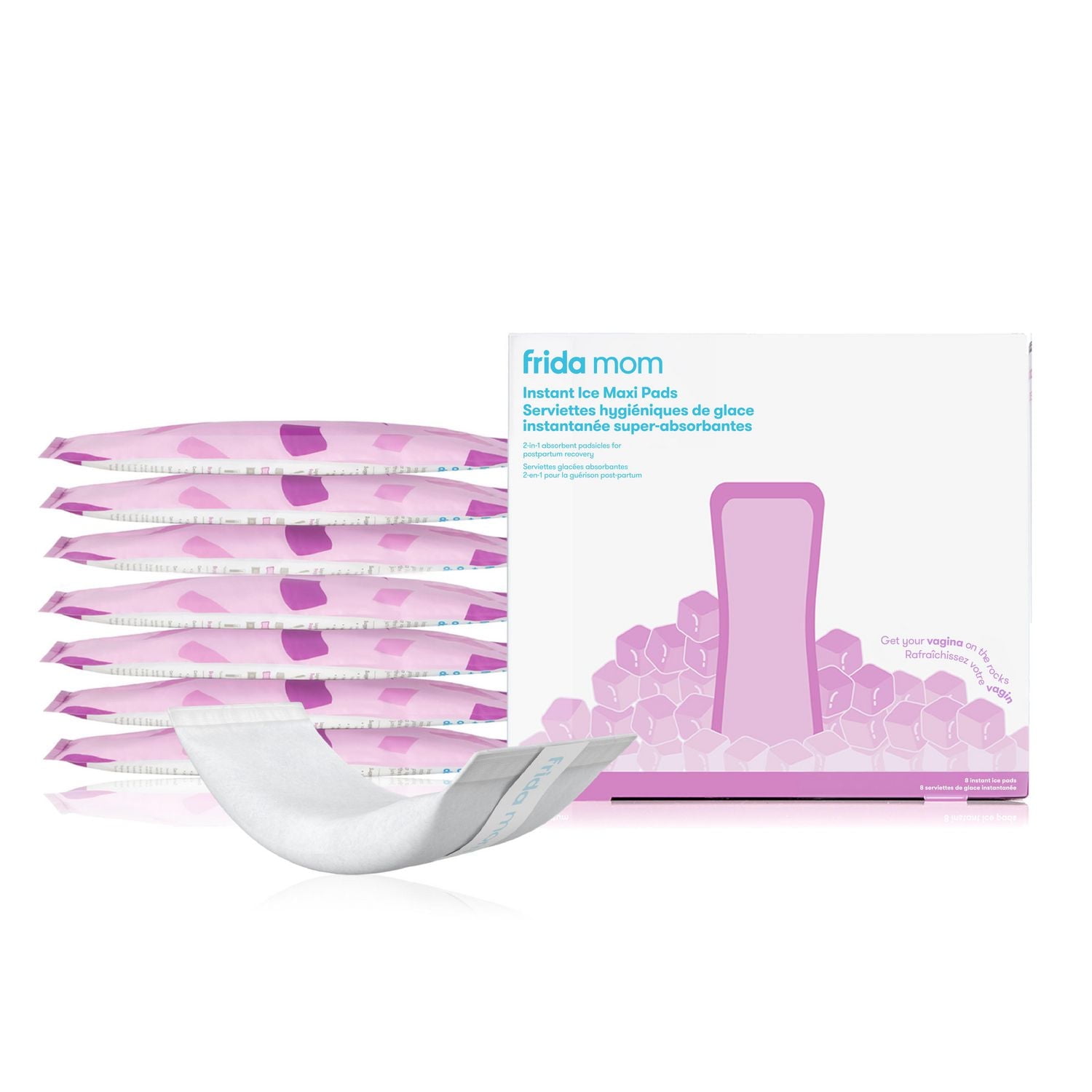 Frida Mom - 2-in-1 Absorbent Postpartum Perineal Ice Maxi Pads ...