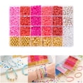 Beads Set Craft Beads Round Spacer Beads Clay Beads Jewelry Beads ...
