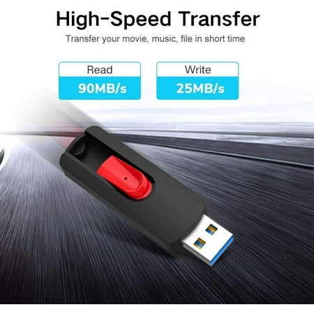 KEXIN USB Stick 128GB USB 3.0 Flash Drive High Speed USB Key Thumb ...