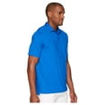 Opti-Dri Micro-Hex Solid Polo Blue/Grey Logo M - Walmart.com