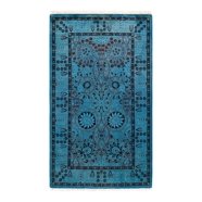 Natural Weave Handtuffted Capitola Wool Area Rug Blue, 8 x 10 FT ...