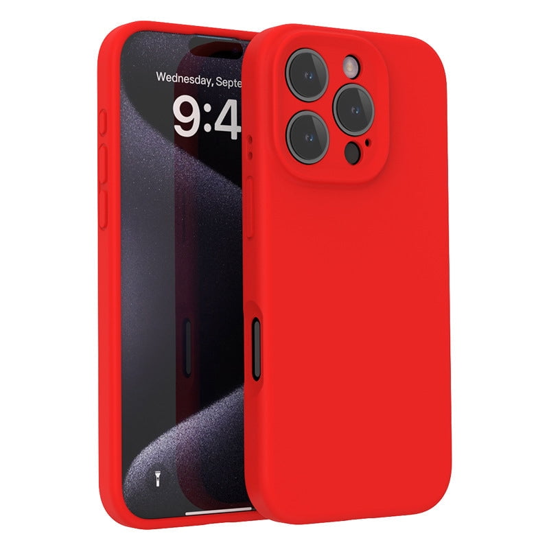 Click here for Pandaco Soft Shell Matte Red Case For Iphone 16 Pr... prices