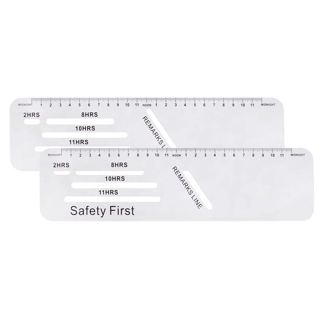 Muka 2 Pcs Truck Logbook Rulers - Walmart.com