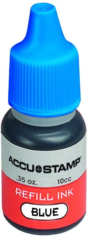 ACCU-Stamp Ink Refill for Pre-Ink Stamps, Blue.35oz (090682) | Walmart ...