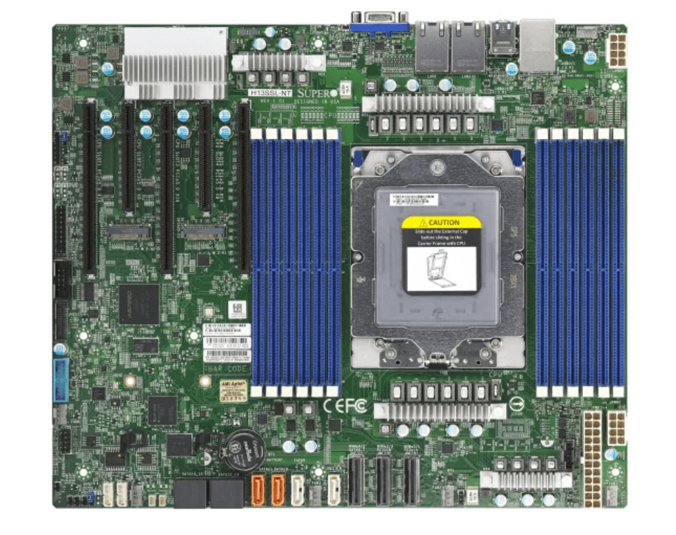 *NEW* Supermicro H13SSL-NT Motherboard - AMD EPYC 9004 series ...