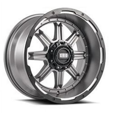 12952M1587 20 x 9.0 in. GD1 Grid Off-Road Wheels, Matte Black with ...