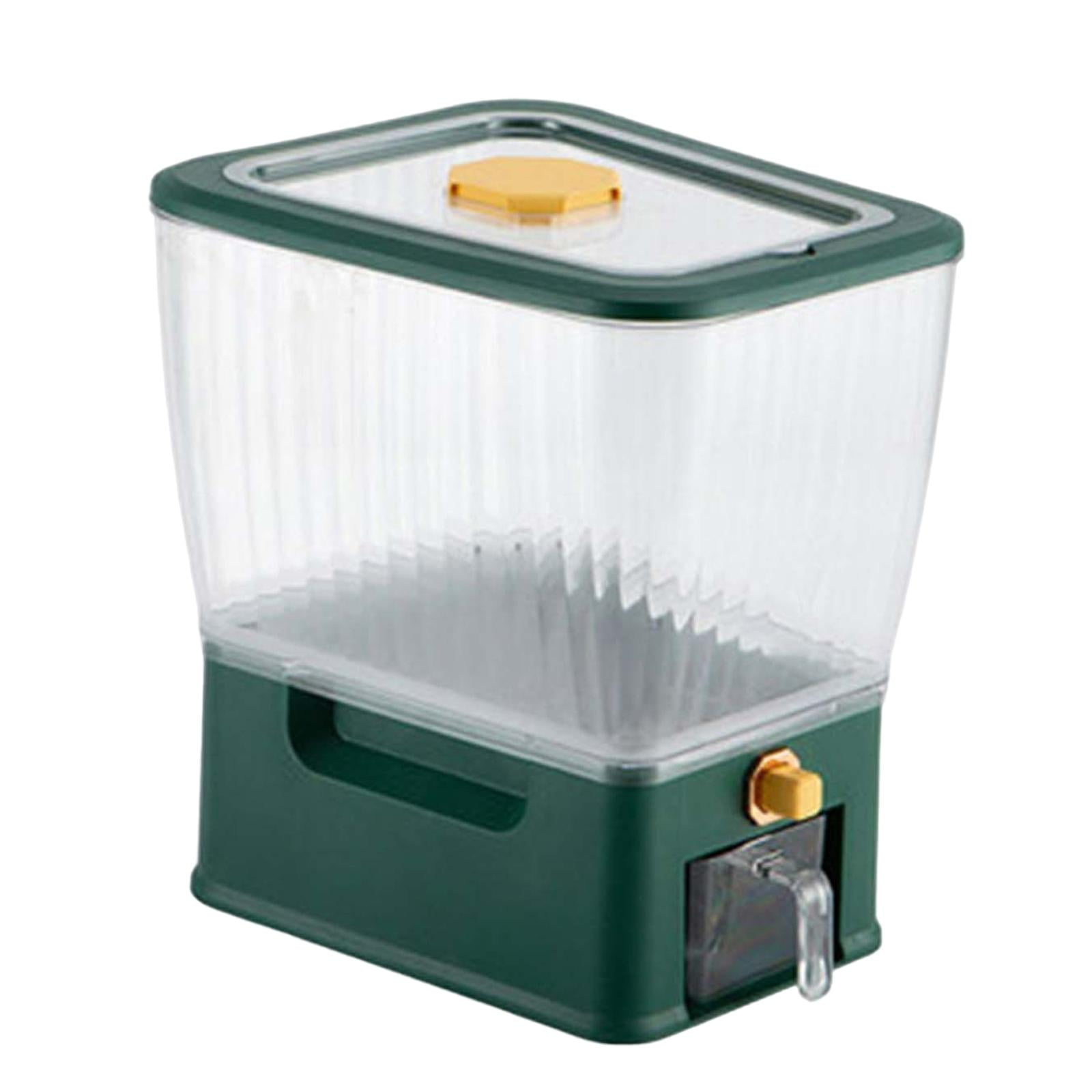 22 lbs Large Sealed Grain Container Pantry Organization with Lid Rice ...