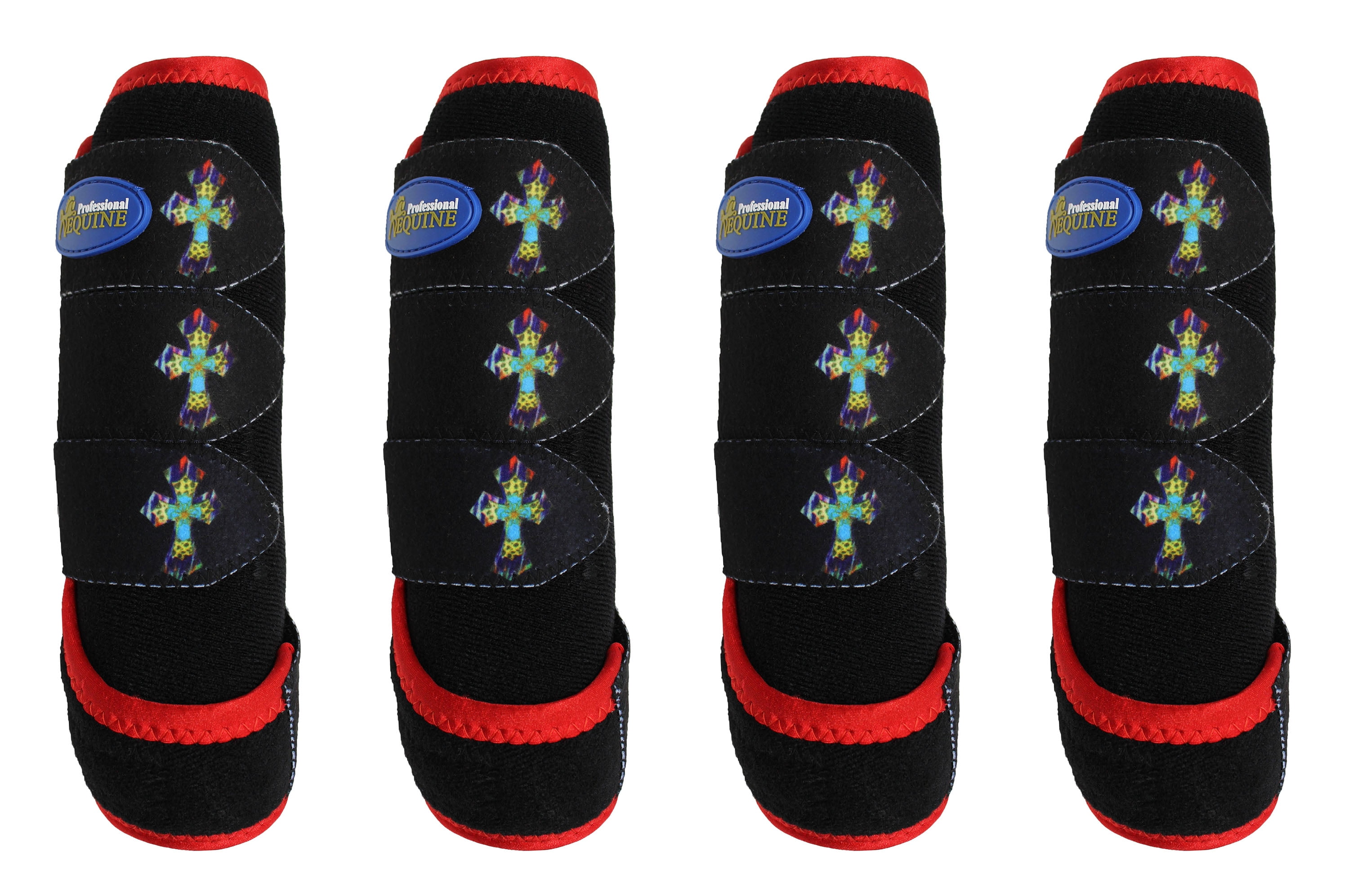 Horse Medium 4-Pack Sports Medicine Splint Boots Cross 4182C - Walmart.com