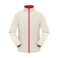 AherBiu Rain Jacket for Women Hoodless Zip up Stand Collar Lightweight ...