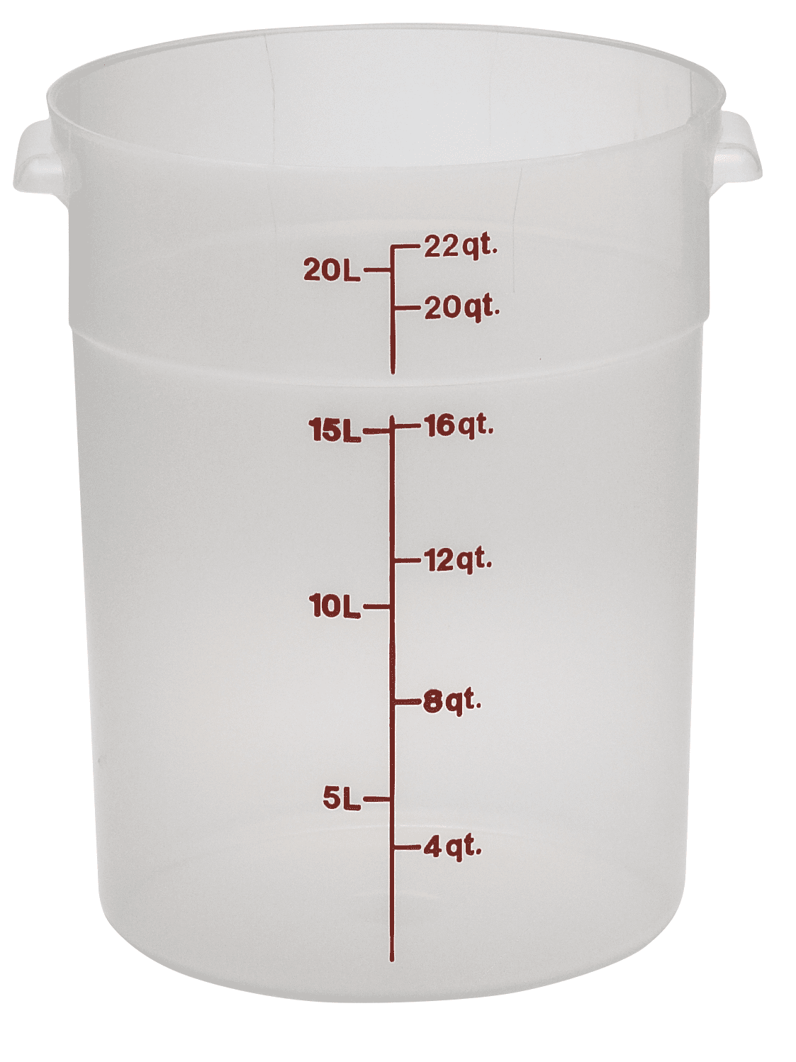 Cambro Translucent 22 qt. Round Food Container - Walmart.com