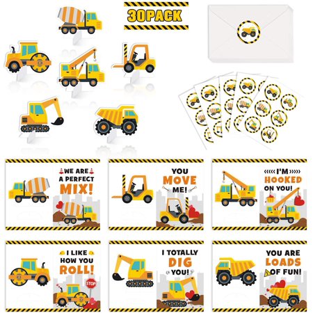 Construction Cards for Kids Construction Trucks Pop Out Centerpieces ...