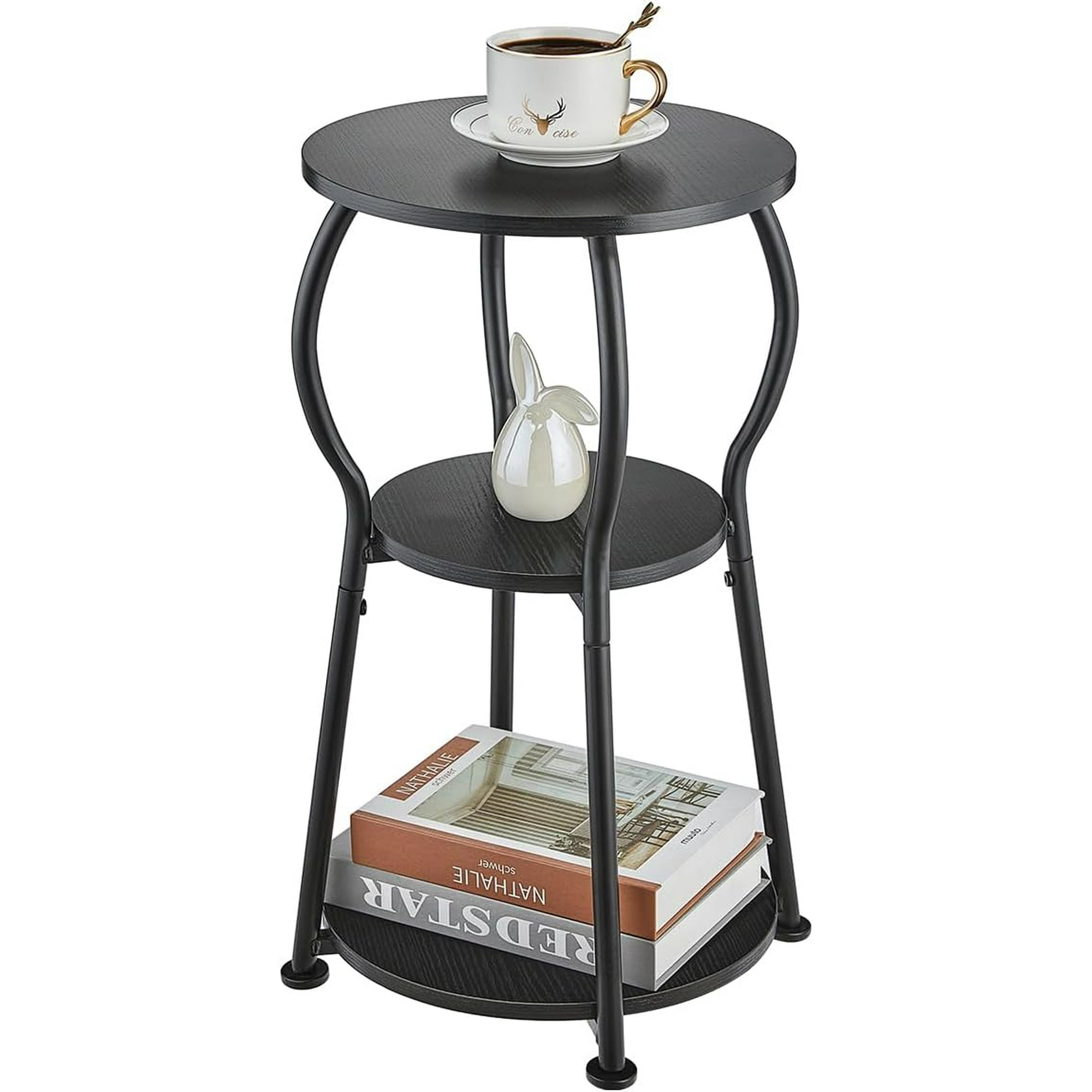 Click here for Unbranded Round Side Table For Small Spaces  3 Tie... prices