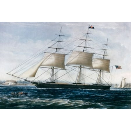 Clipper Ship Nightingale, Currier & Ives (Active 1857-1907 American ...