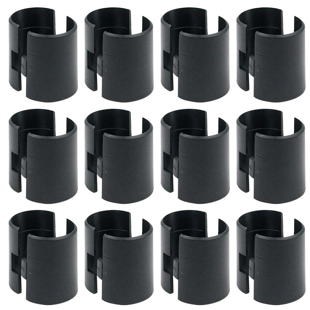 CUITING 24pcs Wire Shelf Split Sleeves Metal Rack Locking Clamp Post ...