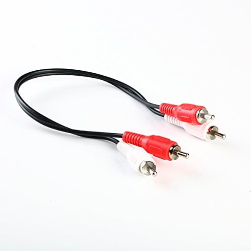 Cable de audio RCA MAS 1ft 2 RCA Male a 2 RCA Male M/M Stereo Audio ...